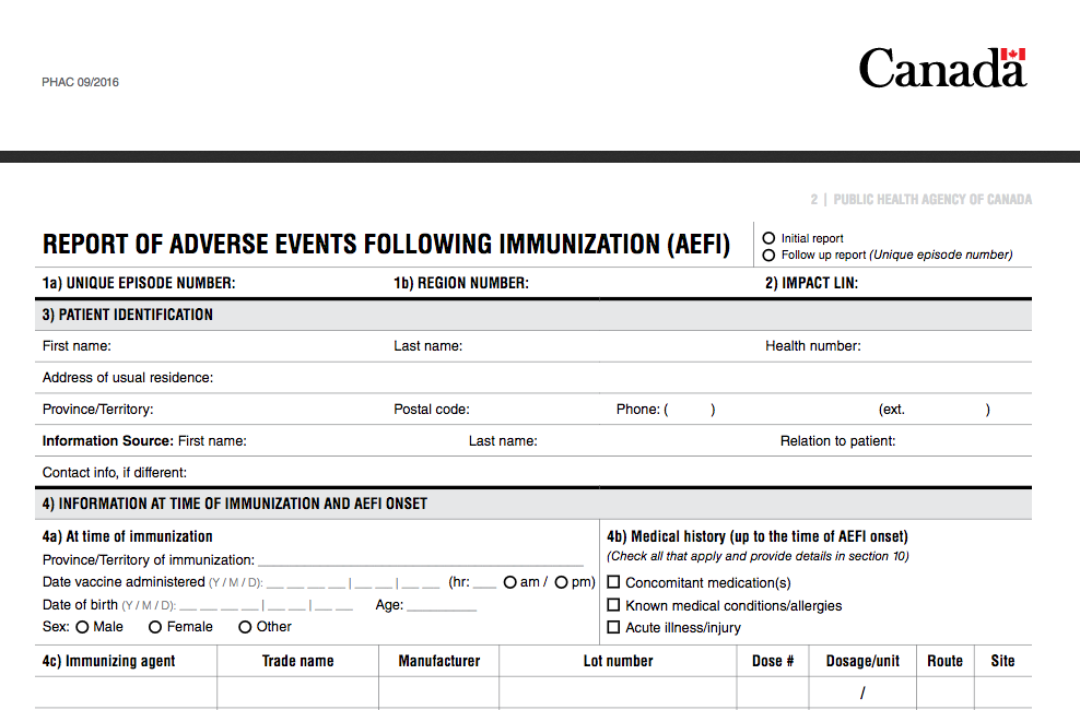 Global Vaccine Side Effect Reporting Systems - VAXOPEDIA