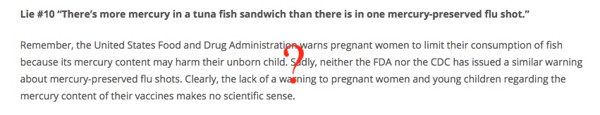 Why Does the FDA Warn About Mercury in Fish, but Not Mercury in Flu ...